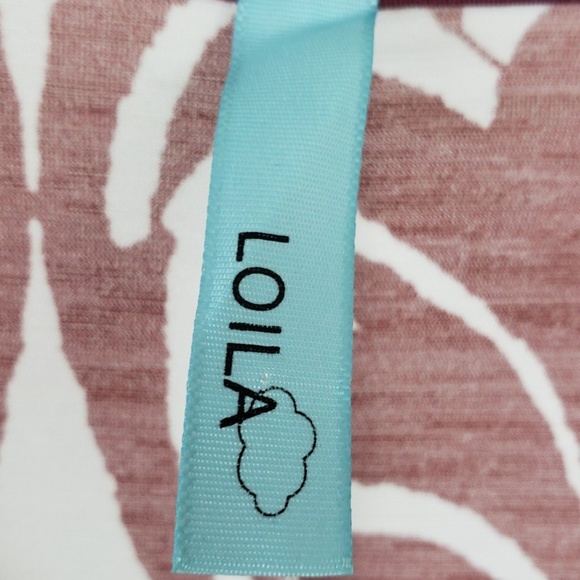 Loila | Tops | Loila Top Small Maroon Damask Floral Long Sleeve | Poshmark